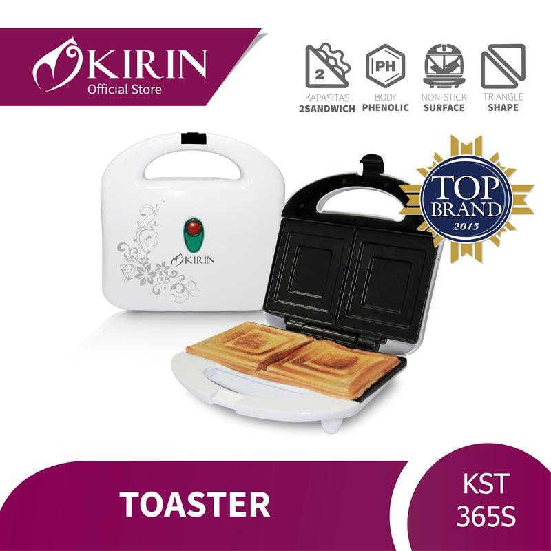 Jual KIRIN Sandwich Toaster Pembakar Roti KST 365 Segitiga/Kotak ...