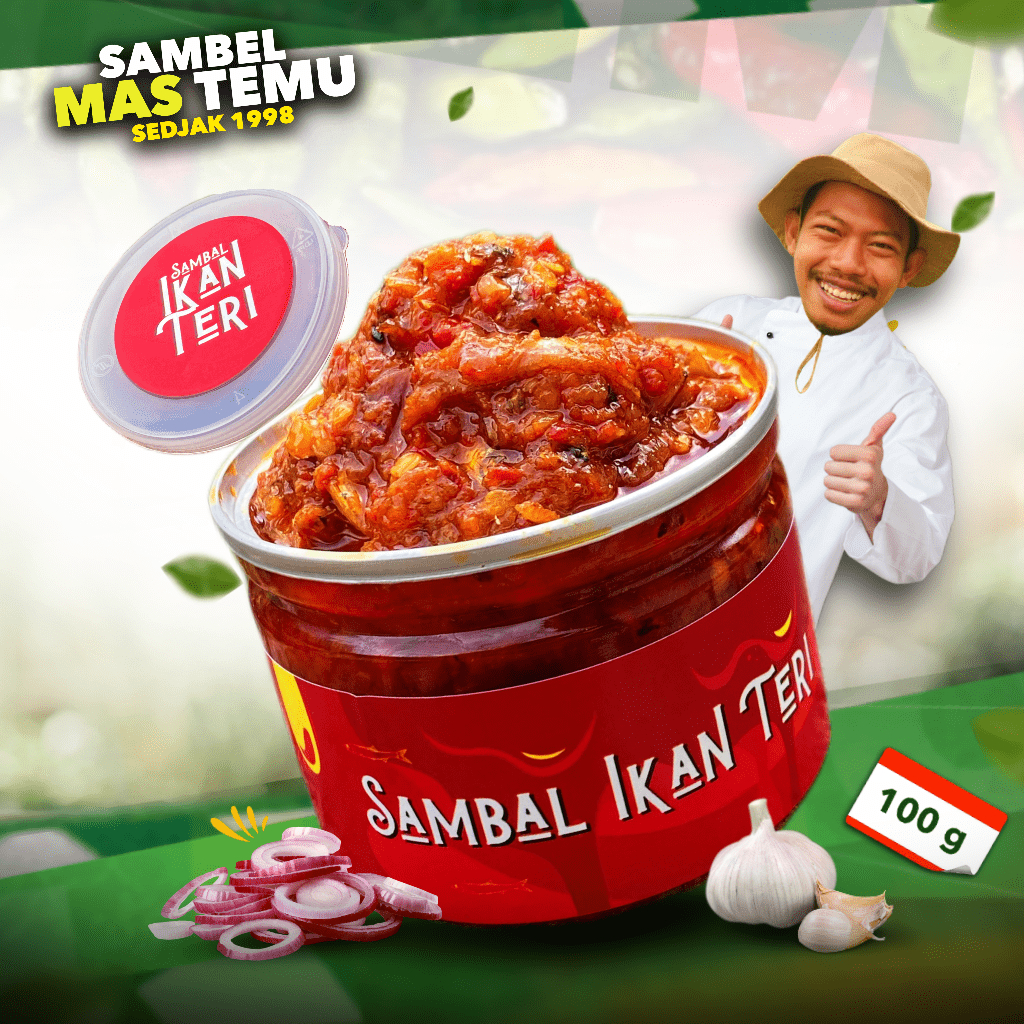 Jual Sambal Teri 100gr / Sambel Teri / Sambal Ikan Teri / Sambal Teri ... Jual Sambal Teri 100gr / Sambel Teri / Sambal Ikan Teri / Sambal Teri ...