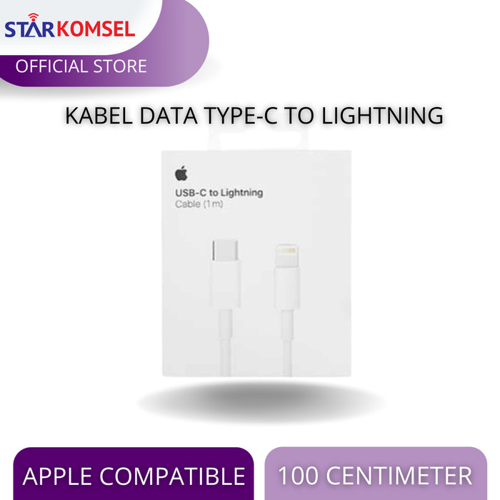 Jual KABEL DATA TYPE-C TO LIGHTNING / KABEL IPHONE 12 DAN 13 SERIES ...