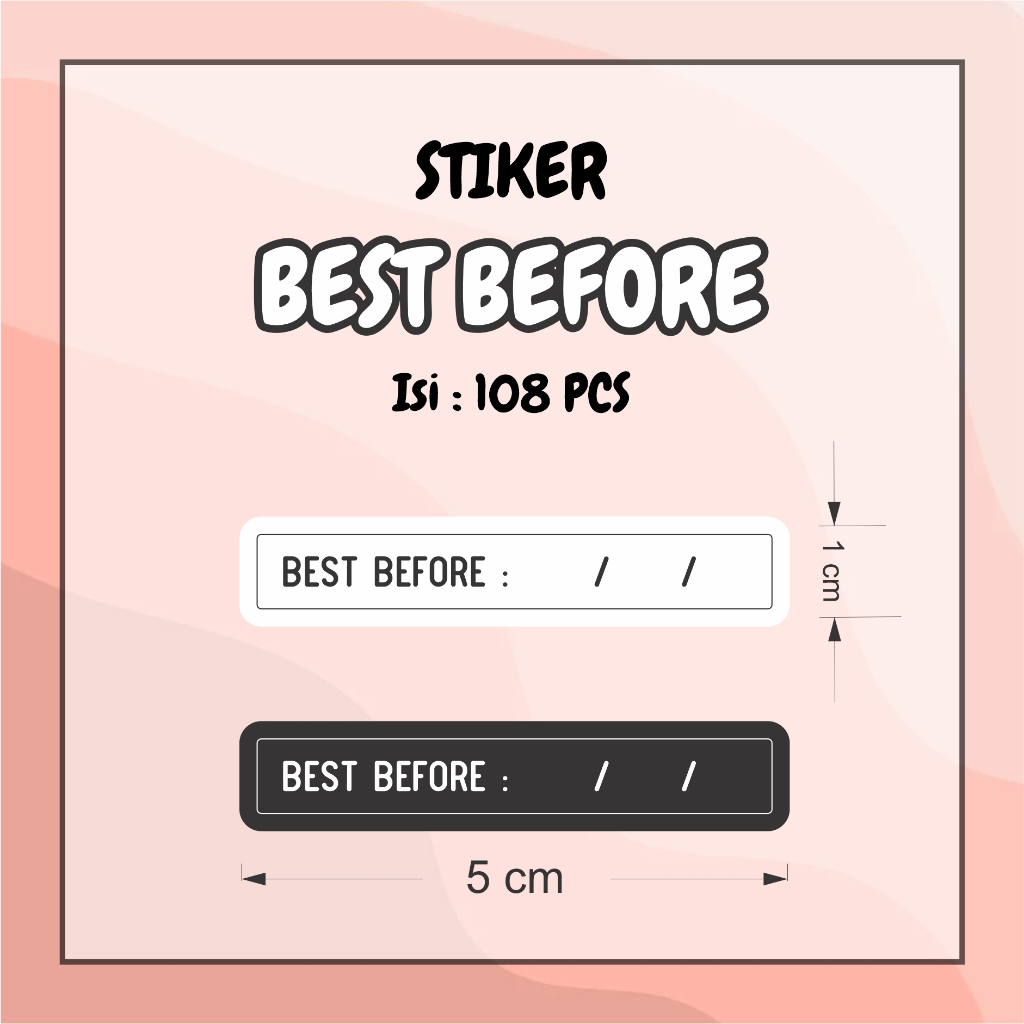 Jual Stiker Best Before / Expired Date | Shopee Indonesia