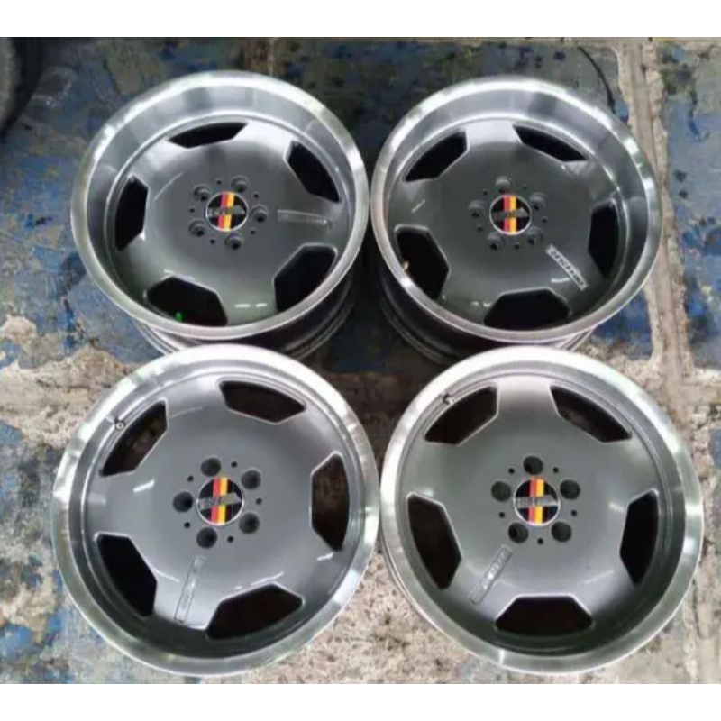 Jual Velg Variasi Pelek Mobil Second Rostock Euro Ring 18x8/9 H5x112 ...