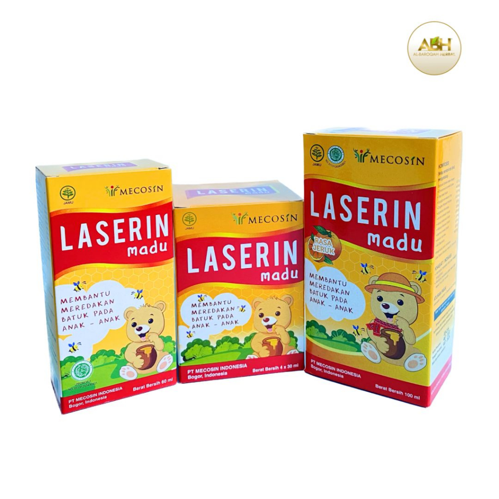 Jual LASERIN MADU SIRUP OBAT BATUK HERBAL UNTUK MELEGAKAN TENGGOROKAN ...