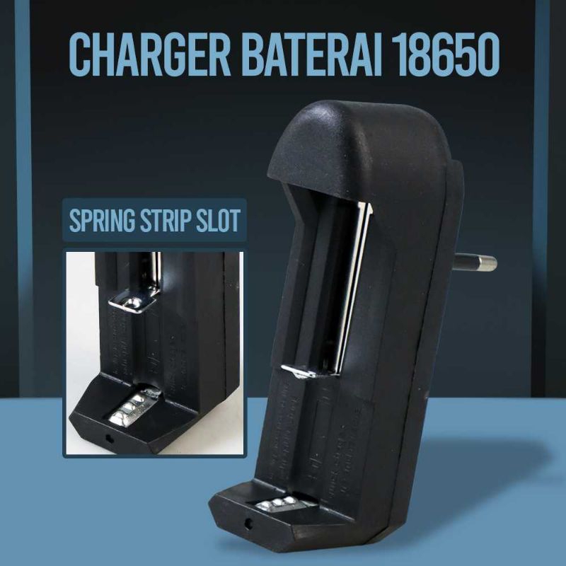 Jual Cell Charger 18650 (Spring Strip Slot) - TG-088 | Shopee Indonesia