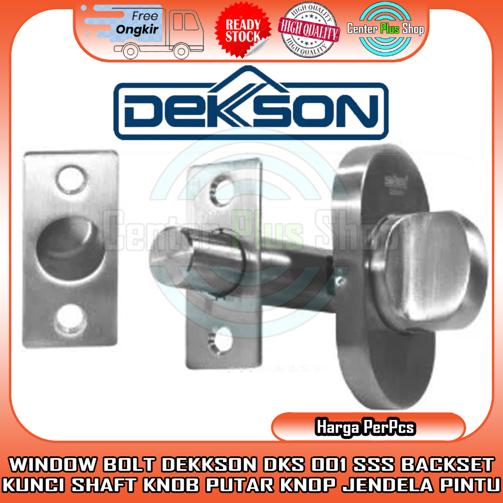 Jual WINDOW BOLT DEKKSON WB 001 SSS BACKSET KUNCI SHAFT KNOB PUTAR ...