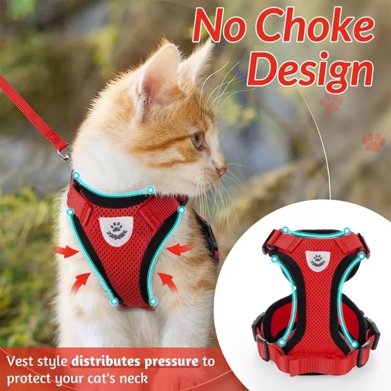 Jual Harness Rompi Kucing Tali Leash Kucing Harness Kucing Tali ...