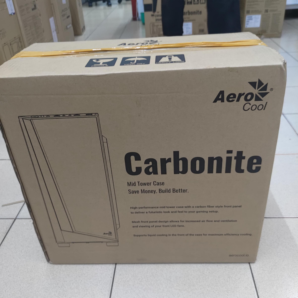 Jual Aerocool CARBONITE FAN FROST Black Gaming Case Casing Aero Cool ...