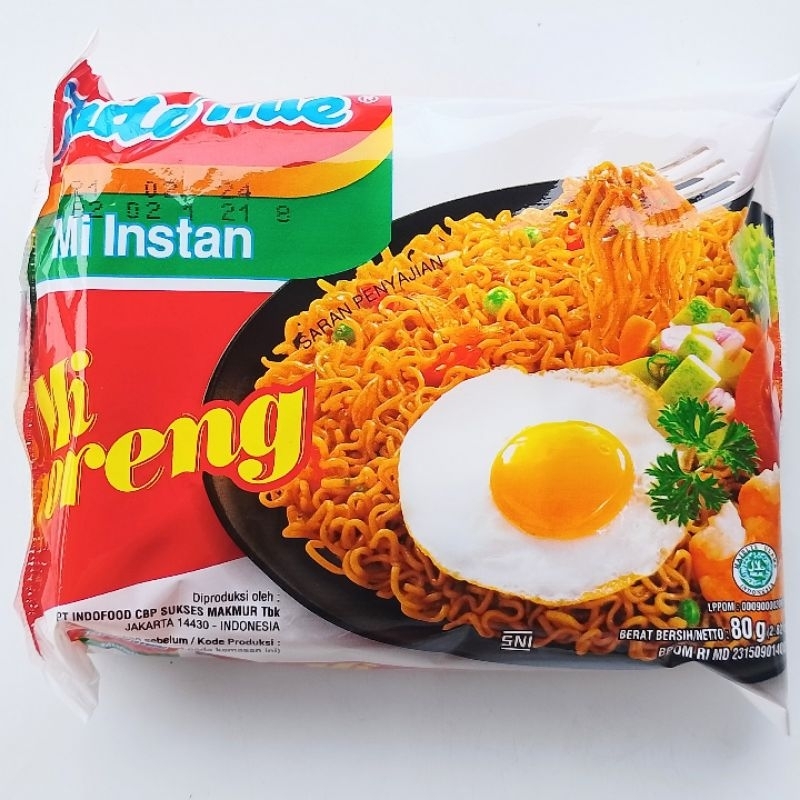 Jual Indomie Goreng 80gr [ 5 BUNGKUS ] | Shopee Indonesia