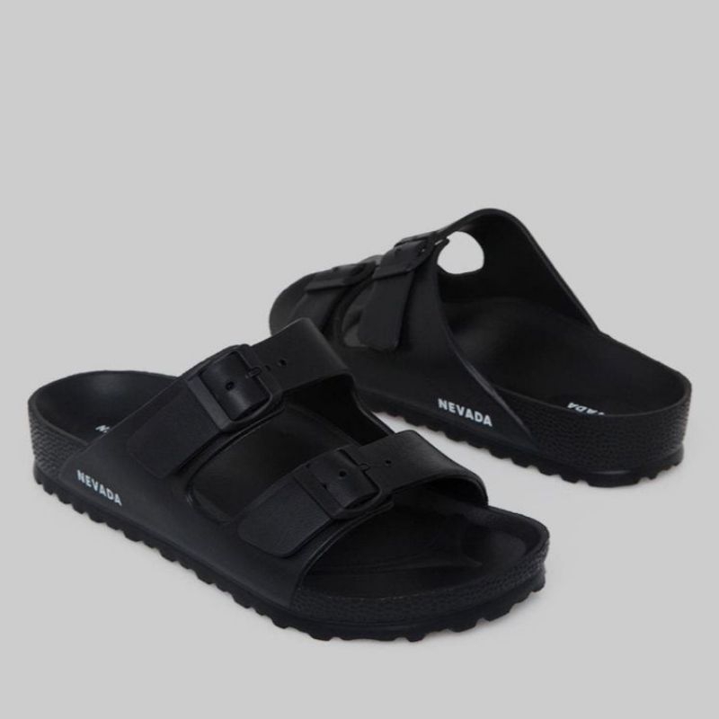 Jual Sandal Pria NEVADA Double Straps Phylon karet Original | Shopee Indonesia
