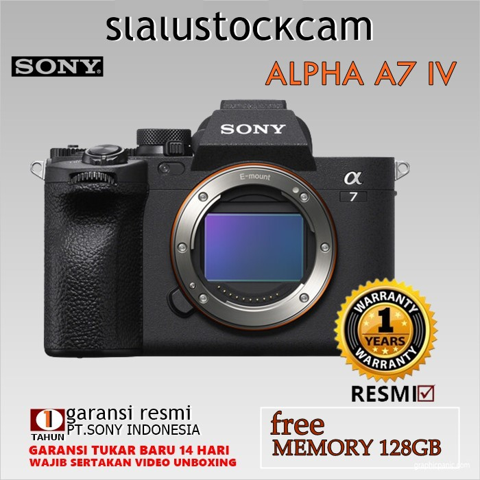 Jual Sony A7 IV / Camera Sony Alpha 7IV / Sony a7IV / Sony Alpha A7IV ...