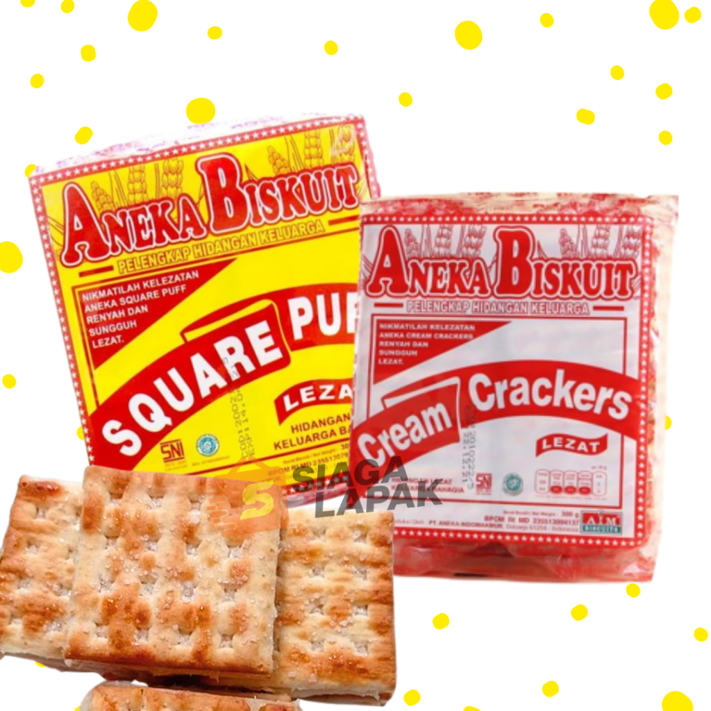 Jual Biskuit Aneka Square Puff - Cream Crackers AIM 300gr | Shopee ...