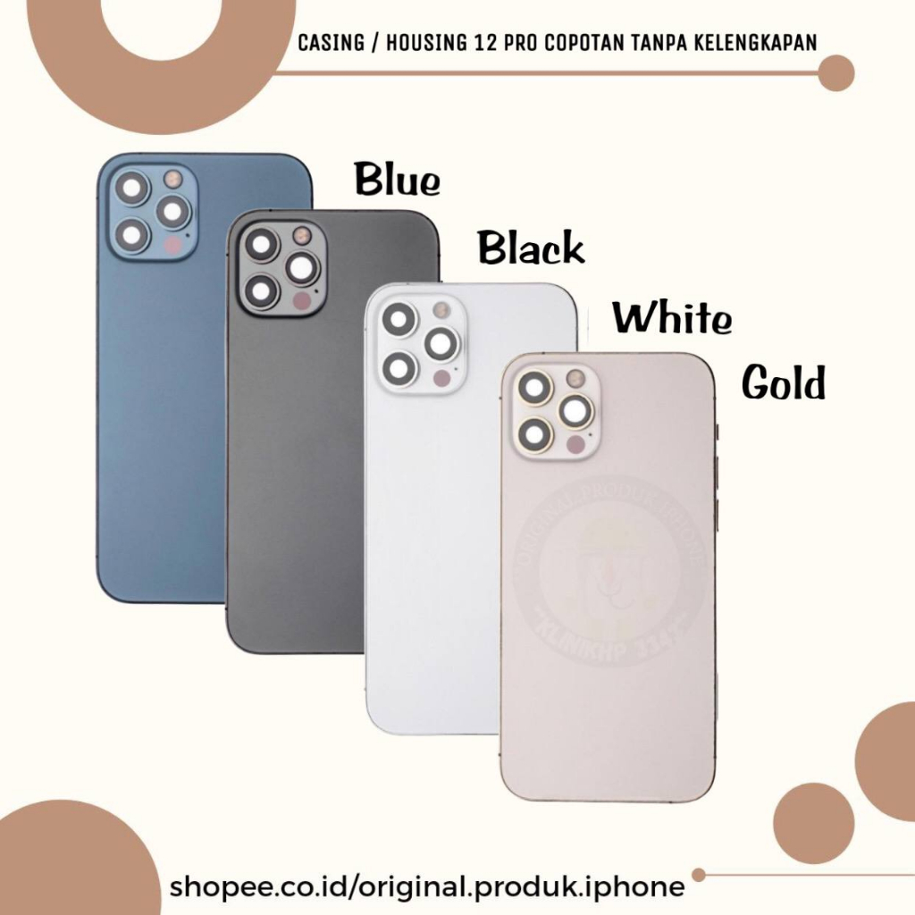 Jual CASING BACK HOUSING 12 PRO CABUTAN BEKAS ORIGINAL | Shopee Indonesia