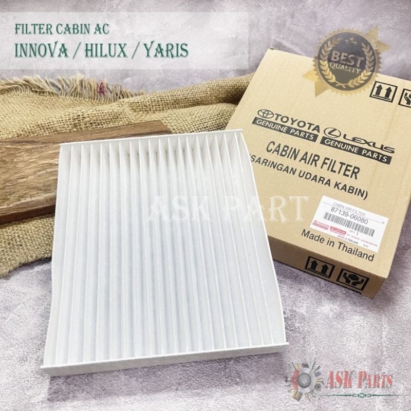 Jual FILTER SARINGAN UDARA CABIN AC TOYOTA INNOVA INOVA FORTUNER YARIS ...