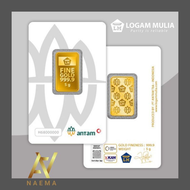 Jual Antam Logam Mulia 5 gram | Shopee Indonesia