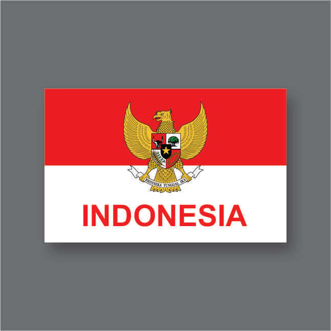 Jual stiker bendera sticker bendera merah putih Indonesia Murah Lomba ...