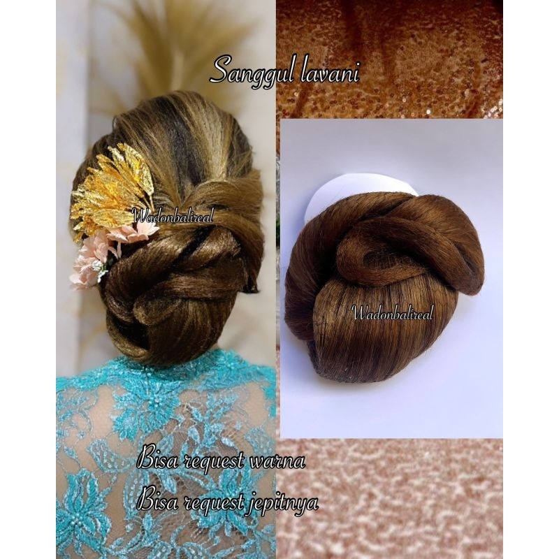 Jual Sanggul Lavani / Sanggul Rambut Modern Simple / Hairdo | Shopee ...