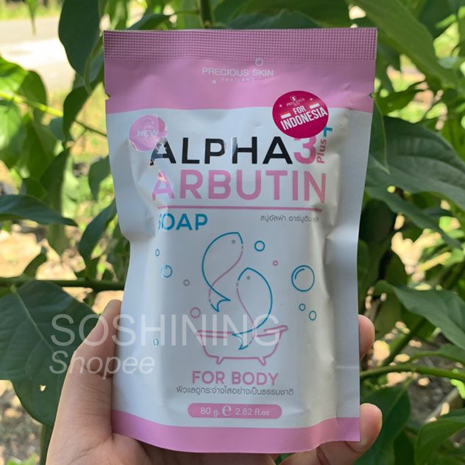 Jual ALPHA ARBUTIN 3+ PLUS SABUN COLLAGEN BRIGHTENING | Shopee Indonesia
