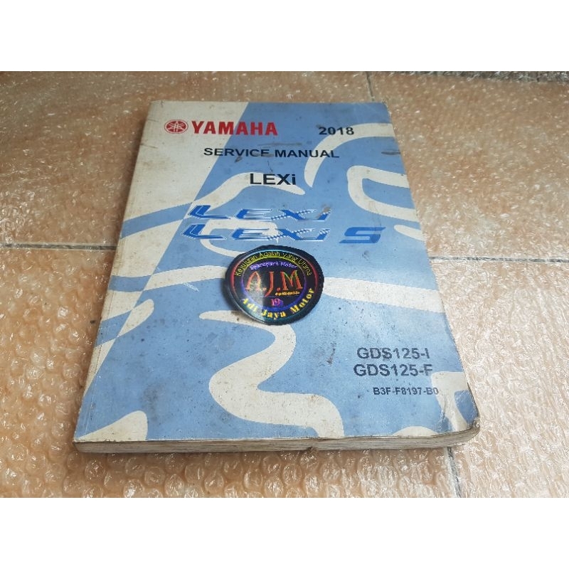 Jual Buku Petunjuk Service Manual Servis Yamaha LEXi S 2018 Original B3F | Shopee Indonesia