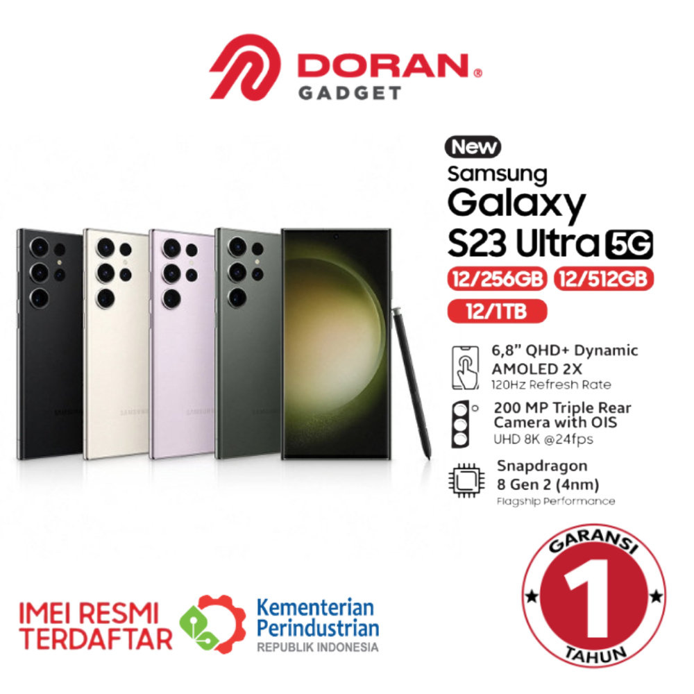 Jual Samsung Galaxy S23 Ultra 5G RAM 12GB / ROM 256GB | 512GB | 1TB ...