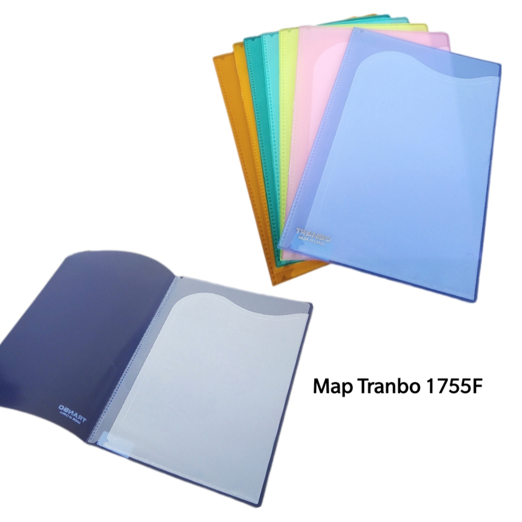 Jual Map Dokumen Plastik Slip Map L Clear Sleeve Katalog Folio isi 6 ...