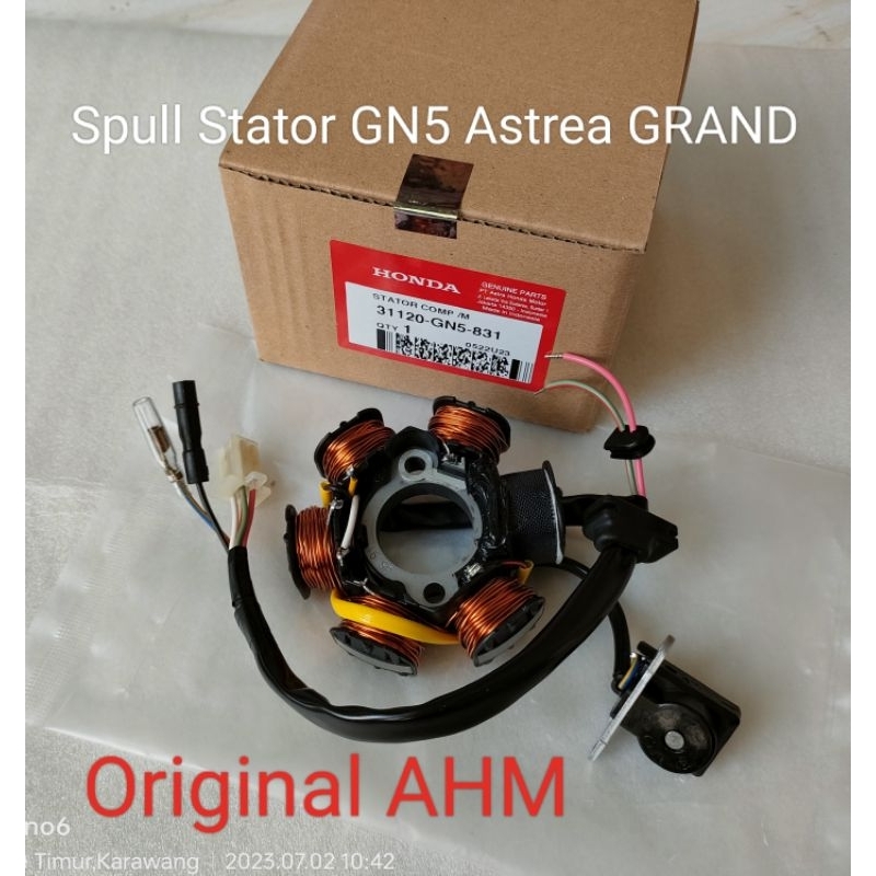 Jual Sepul Spull Stator Astrea Grand Ori AHM 31120 GN5 831 | Shopee ...