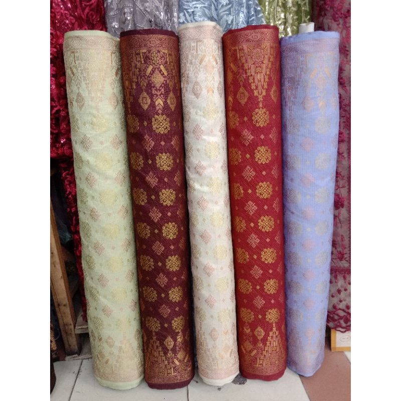 Jual KAIN SONGKET / KAIN SONGKET METERAN / KAIN SONGKET MELAYU | Shopee ...