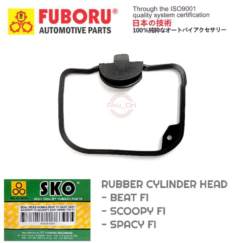 Jual KARET SEAL HEAD BEAT FI FUBORU rubber cyl sil head beat esp scoopy ...