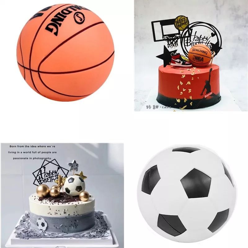 Jual CAKE TOPPER BOLA BASKET SEPAK FOOTBALL SOCCER DEKORASI HIASAN KUE ...