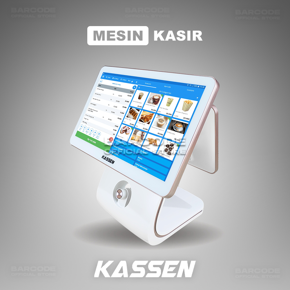 Jual Mesin Kasir Kassen XA920 All in One POS Android Touchscreen Dual ...