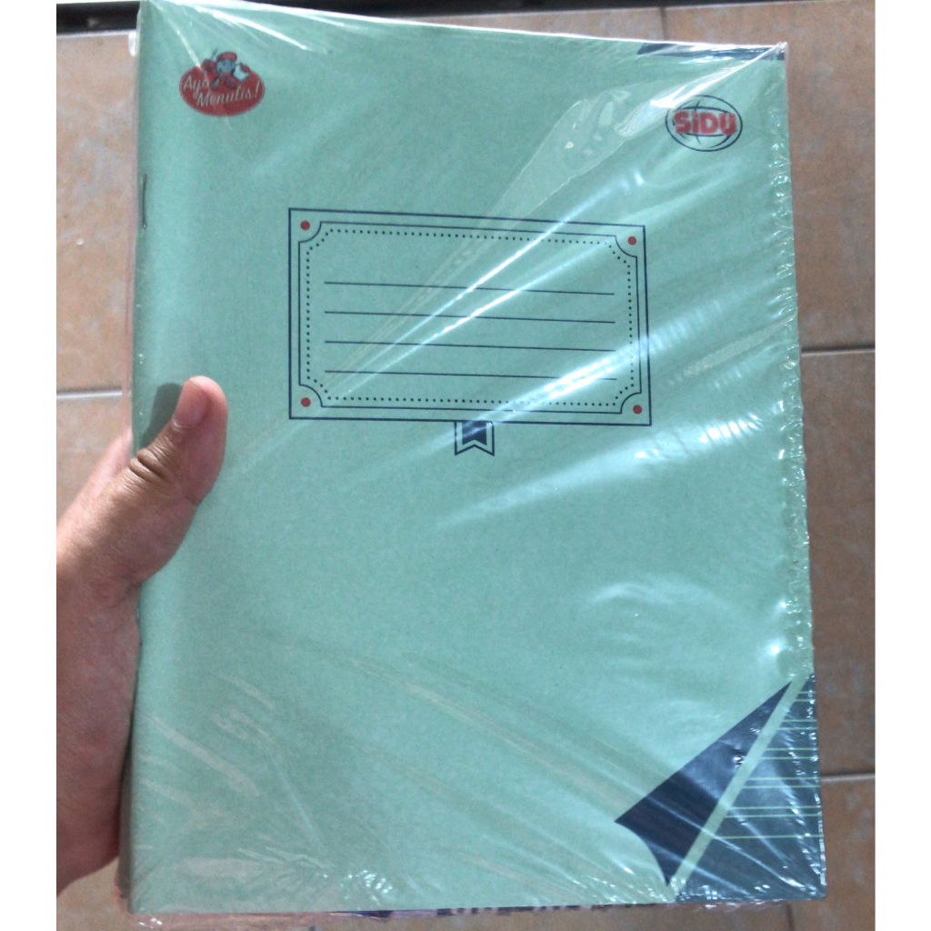 Jual buku tulis HALUS KASAR merk sidu isi 38 lembar per pak | Shopee ...