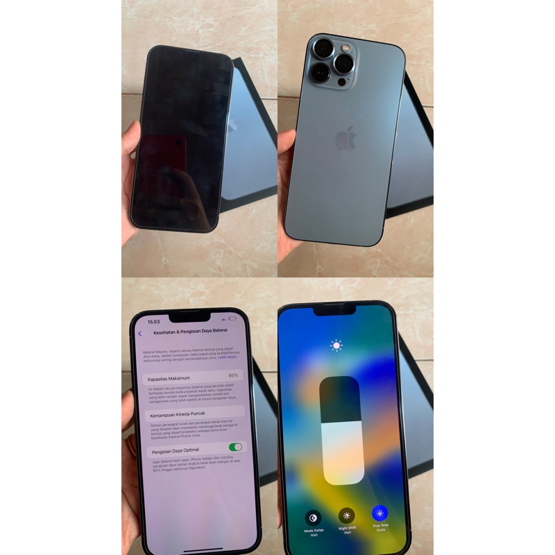 Jual IPHONE 13 PROMAX 128 GB second | Shopee Indonesia