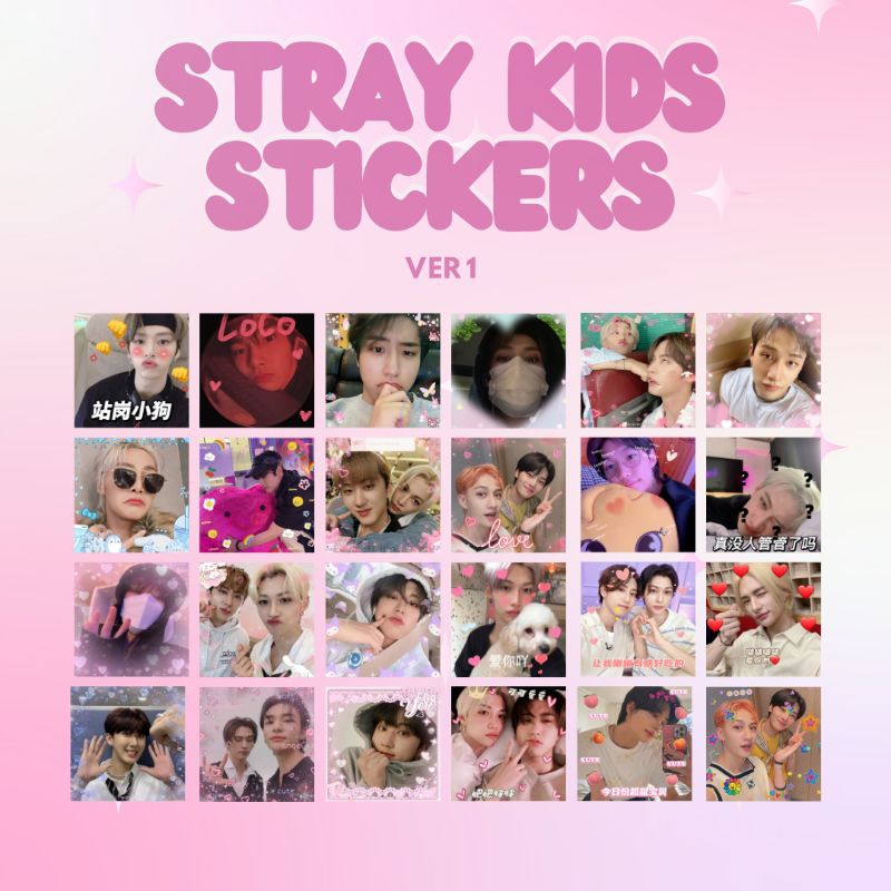 Jual [90 PCS] STRAY KIDS LOVE MAIL STICKER SKZ FREBIESS STICKER DECO KPOP | Shopee Indonesia