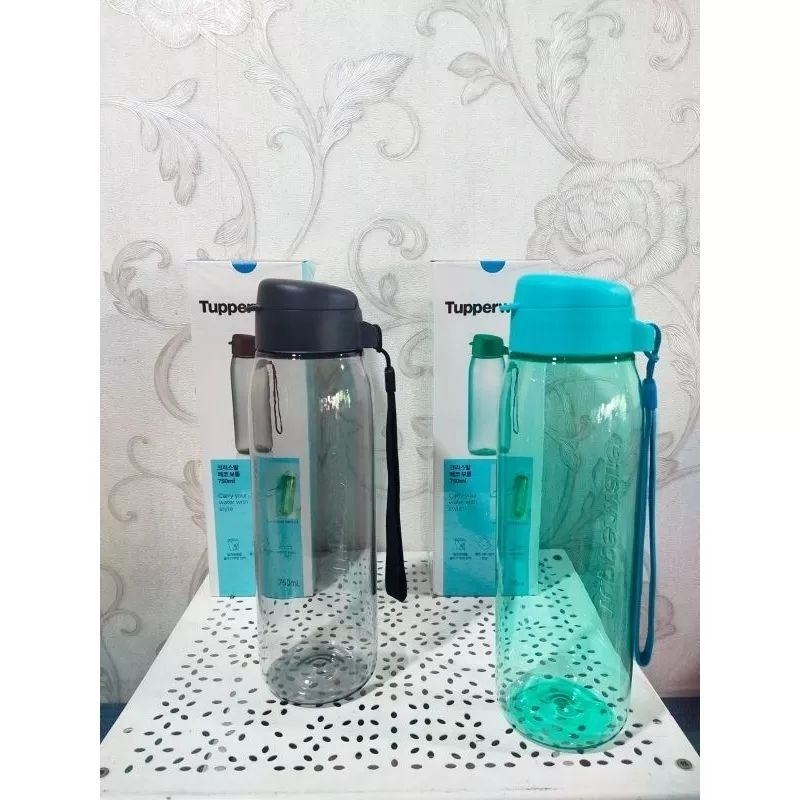Jual Eco bottle botol minum H2go h2go botol kristal Tupperware | Shopee Indonesia