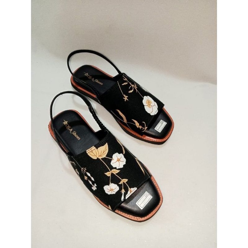 Jual NFS01 Sandal Spon Kokop Batik Sendal | Sandal Dewasa | Shopee ...