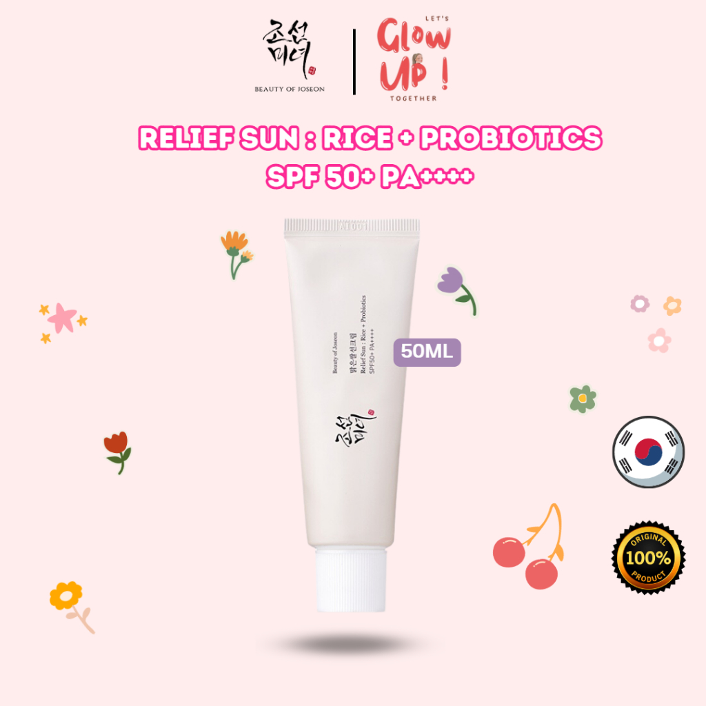 Jual BEAUTY OF JOSEON (BOJ) Relief Sun: Rice+Probiotics SPF50+ PA ...