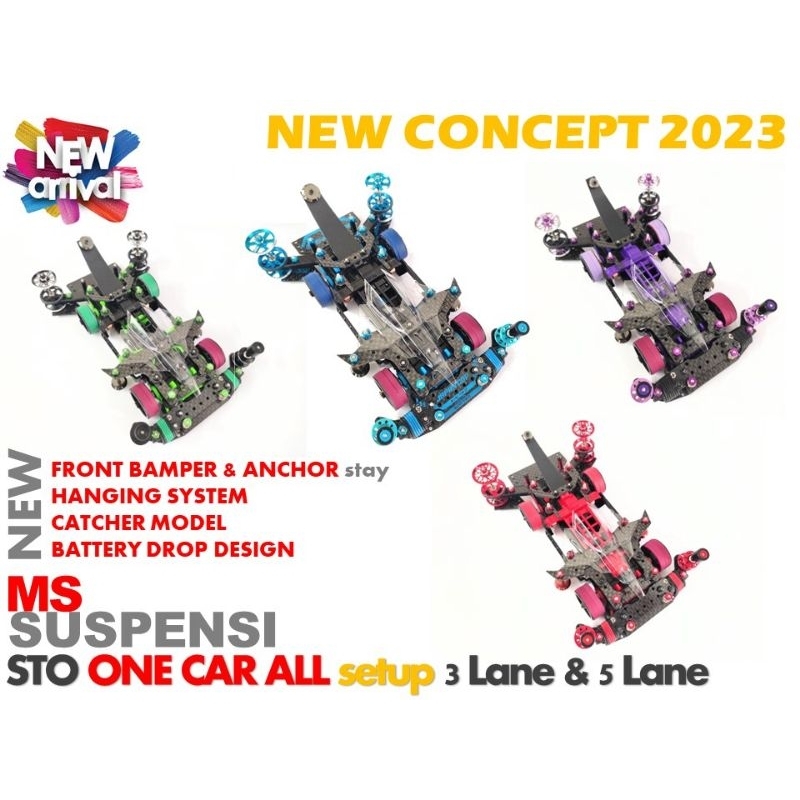 Jual TAMIYA STO MS PRO ONE CAR ALL SETUP FOR PROFESIONAL RACER 3 LANE ...