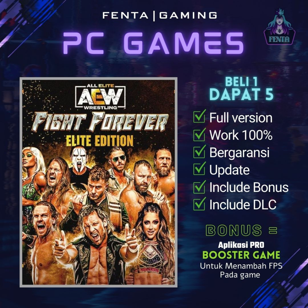 Jual AEW FIGHT FOREVER ELITE EDITION - GAME PC - GAME LAPTOP | Shopee ...