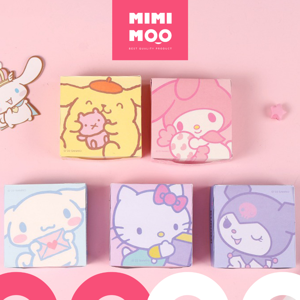 Jual MIMIMOO Mini Memo Karakter Cinnamoroll Kuromi My Melody Hello ...
