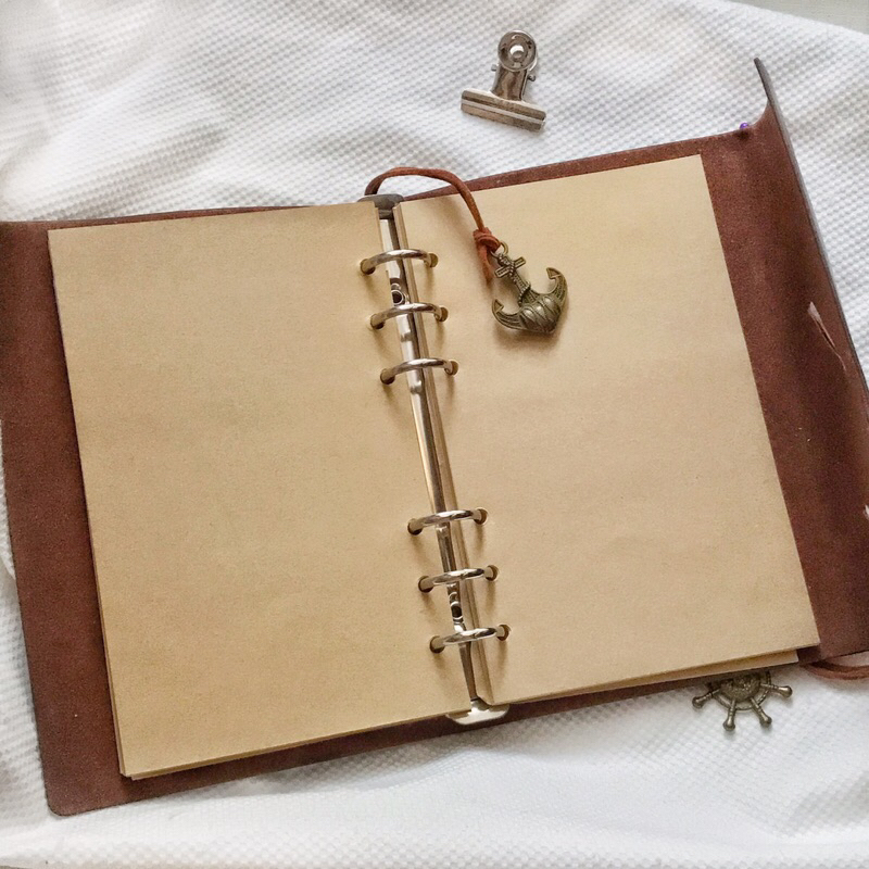 Jual Binder Buku Diary Vintage Old Style A6 Ring 6 Catatan | Shopee ...