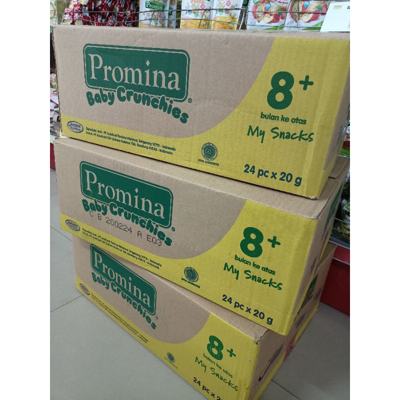 Jual PROMINA BABY CRUNCHIES KEJU,KRIM AYAM BROKOLI, bisa RUMPUT LAUT, 1 ...