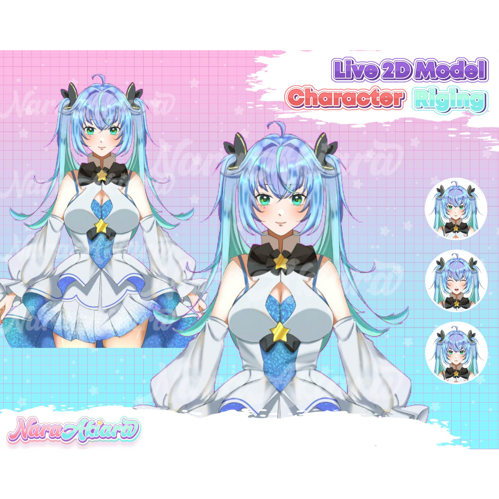 Jual Tingkatkan Kualitas Streaming dengan Karakter Anime Vtuber Live2D ...