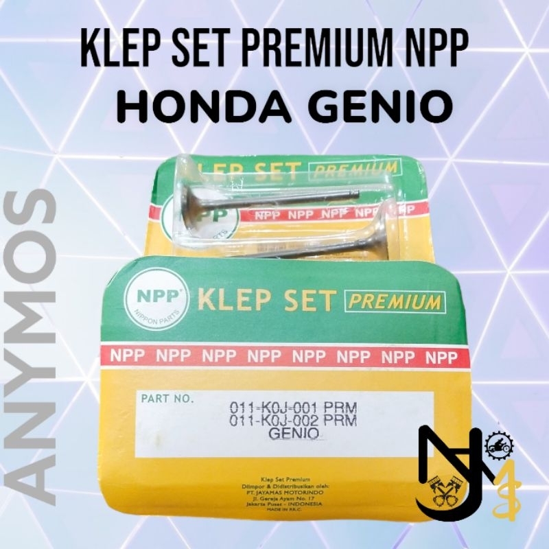 Jual NPP KLEP SET / VALVE IN EX PREMIUM GENIO KODE KOJ | Shopee Indonesia