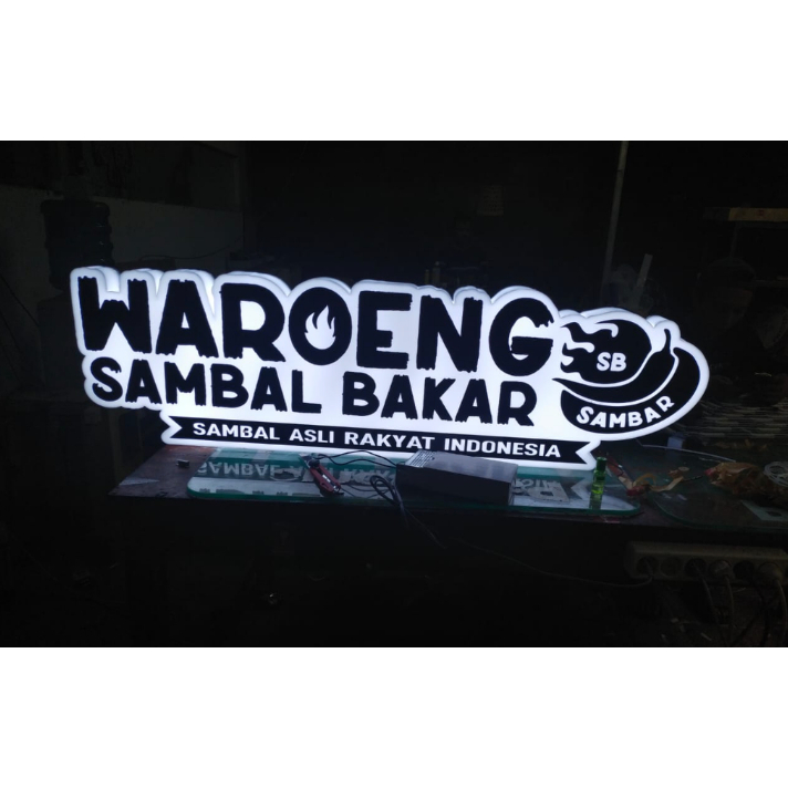 Jual Neon Box LED Acrylic Laser Cut Custom | Shopee Indonesia