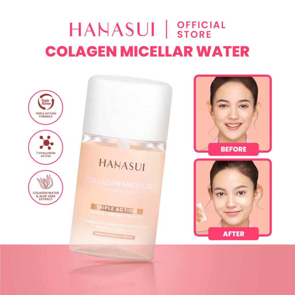 Jual Hanasui Collagen Micellar Cleansing Water | Shopee Indonesia Jual Hanasui Collagen Micellar Cleansing Water | Shopee Indonesia