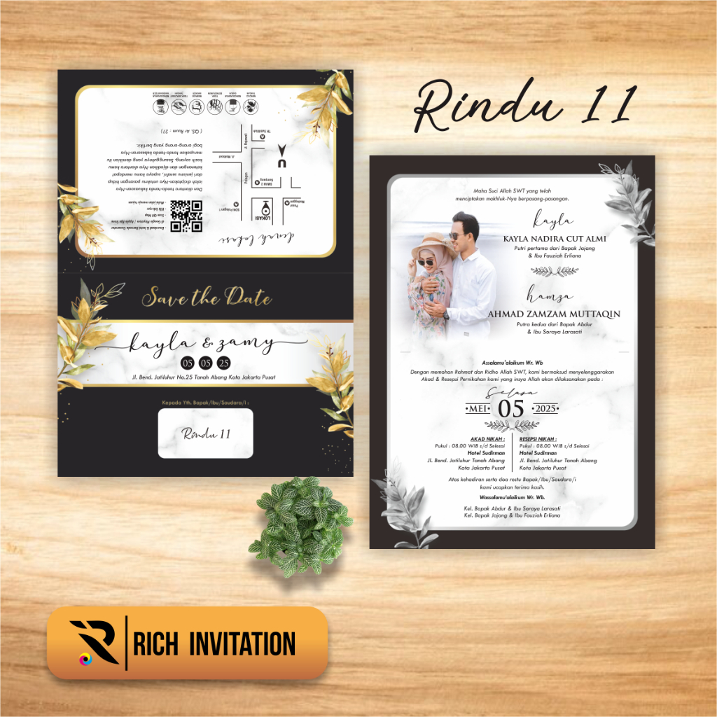 Jual BLANGKO UNDANGAN PERNIKAHAN - BLANKO UNDANGAN KOSONG RINDU 11 ...