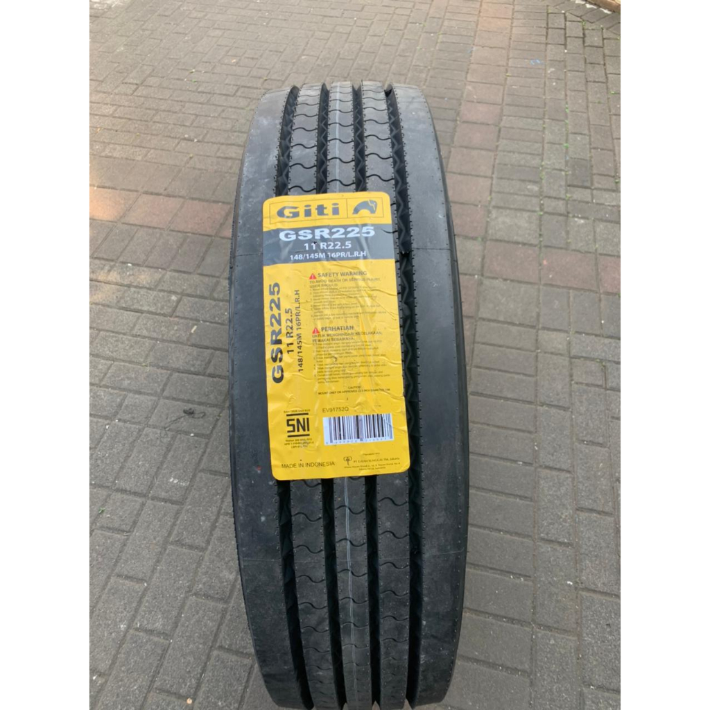Jual Ban TRUK GiTi GSR 225 Ukuran 11 R22.5 16PR Ban Truk/Bus Tubeless 11R22.5 - Ban Truk Jarak ...