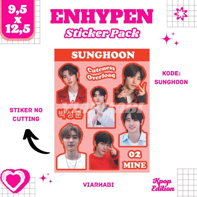 Jual [READY STOCK] STIKER ENHYPEN ALL MEMBER EDITION// FREEBIES KPOP MURAH// JAY JUNGWON JAKE ...