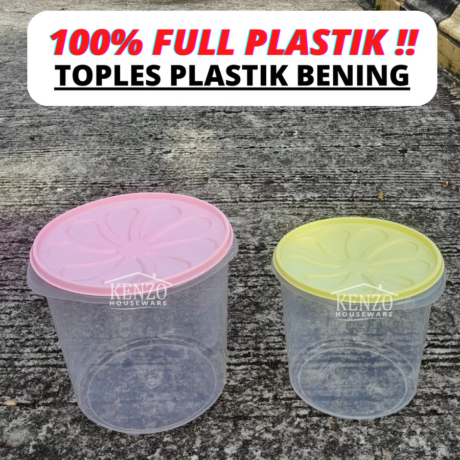 Jual Toples Plastik Kerupuk 5 Liter Toples Krupuk Peyek Sealware Kuat Murah | Shopee Indonesia