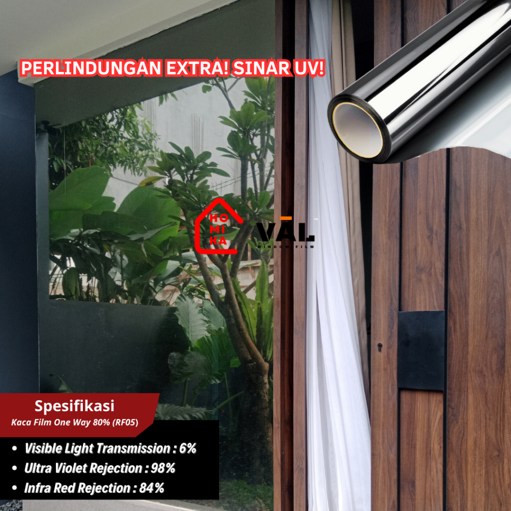 Jual Kaca Film One Way 80% Vinallum VAL Rumah | Shopee Indonesia