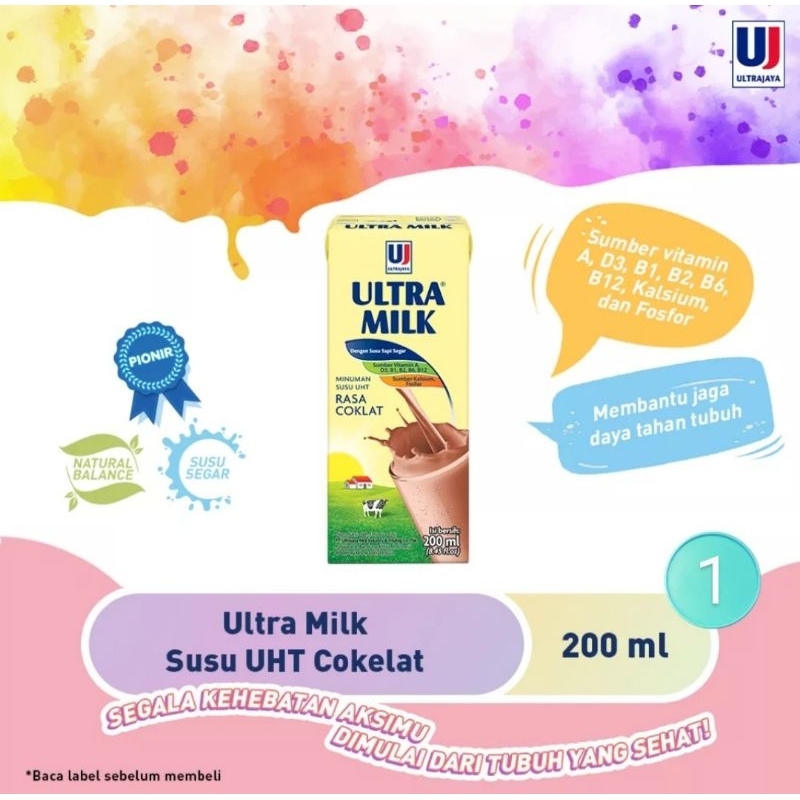 Jual Ultra Milk Minuman Susu UHT / Susu Sapi / Susu Murni / Susu Segar ...