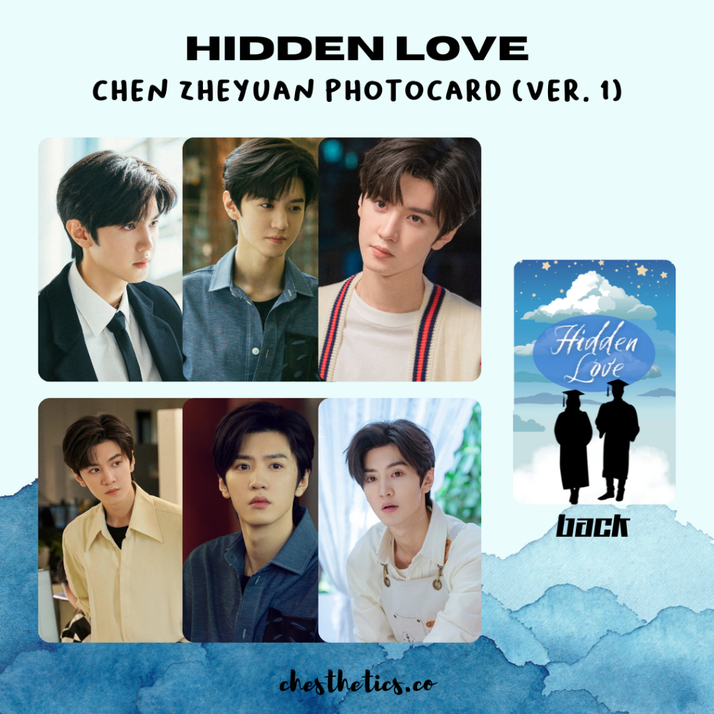 Jual Hidden Love CDrama China Chinese Drama Photocard Aktor Chen Zheyuan Zhao Lusi | Shopee ...